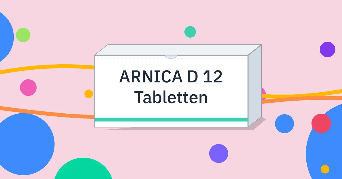 Symbolbild: Packung mit der Aufschrift ARNICA D 12 Tabletten (PZN 02110307) – Verfügbarkeit und Bezug in Apotheken in Frankfurt am Main