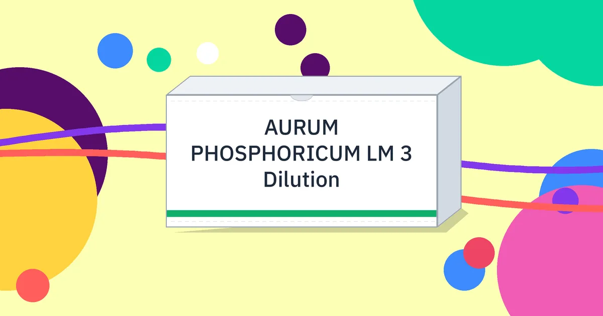 Symbolbild: Packung mit der Aufschrift AURUM PHOSPHORICUM LM 3 Dilution (PZN 11589042) – Verfügbarkeit und Bezug in Apotheken in Frankfurt am Main