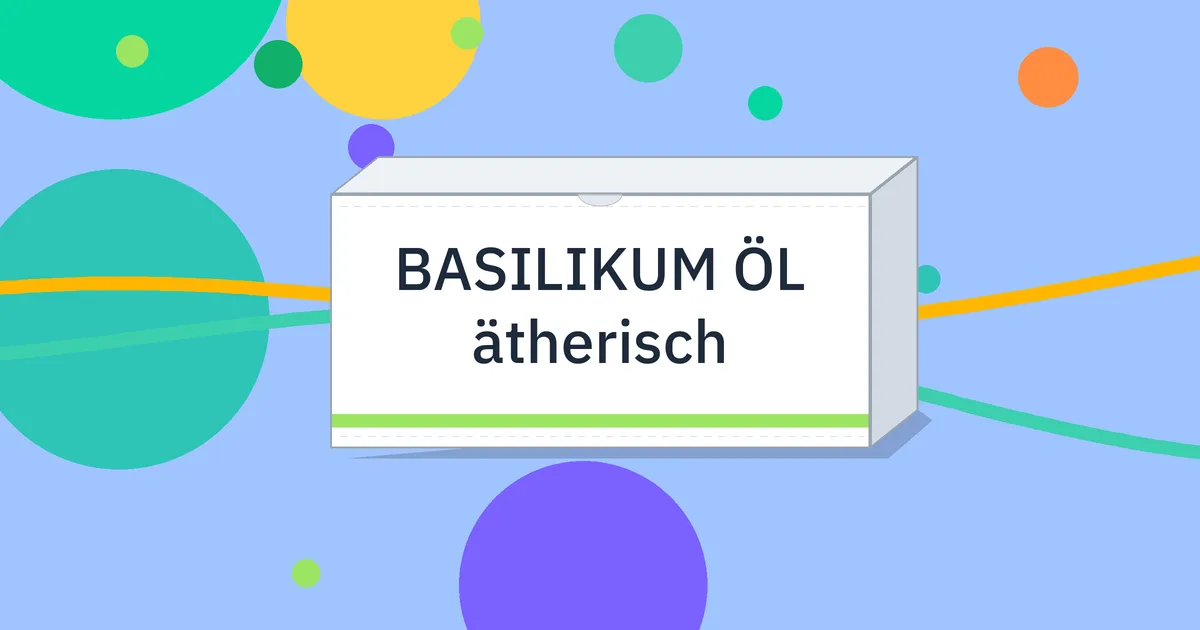 Symbolbild: Packung mit der Aufschrift BASILIKUM ÖL ätherisch (PZN 18004760) – Verfügbarkeit und Bezug in Apotheken in Frankfurt am Main