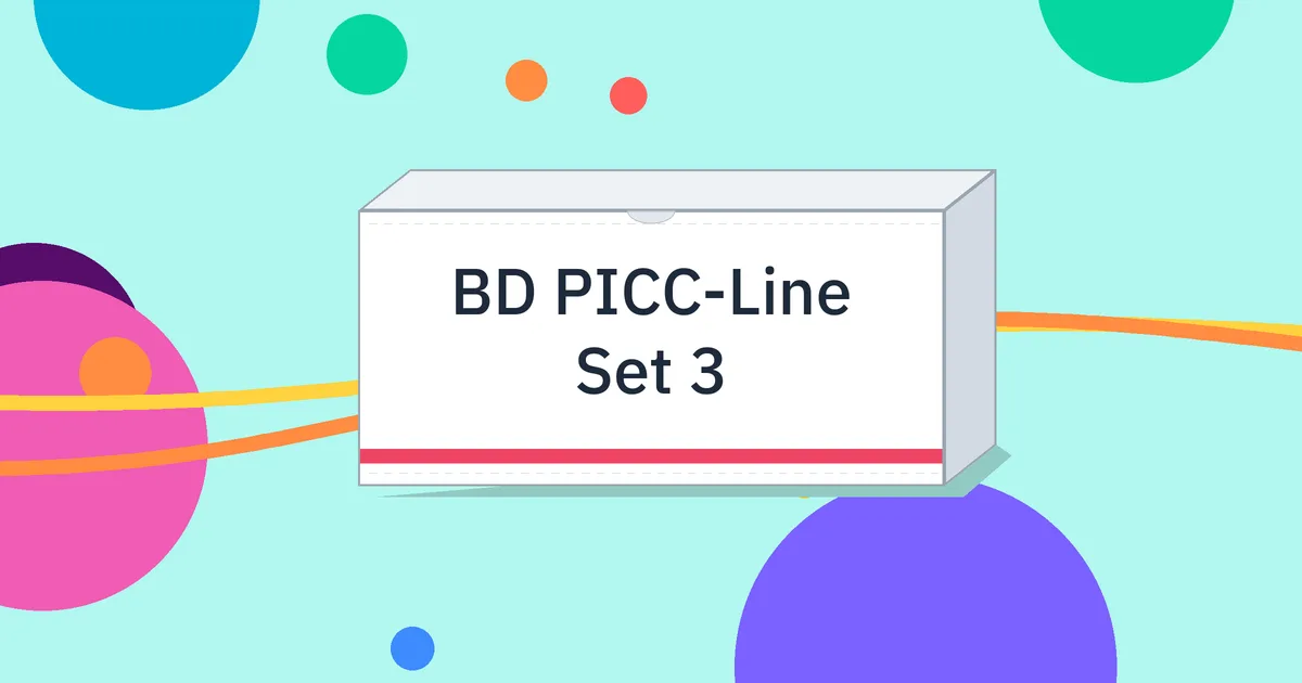 Symbolbild: Packung mit der Aufschrift BD PICC-Line Set 3 (PZN 17639901) – Verfügbarkeit und Bezug in Apotheken in Frankfurt am Main