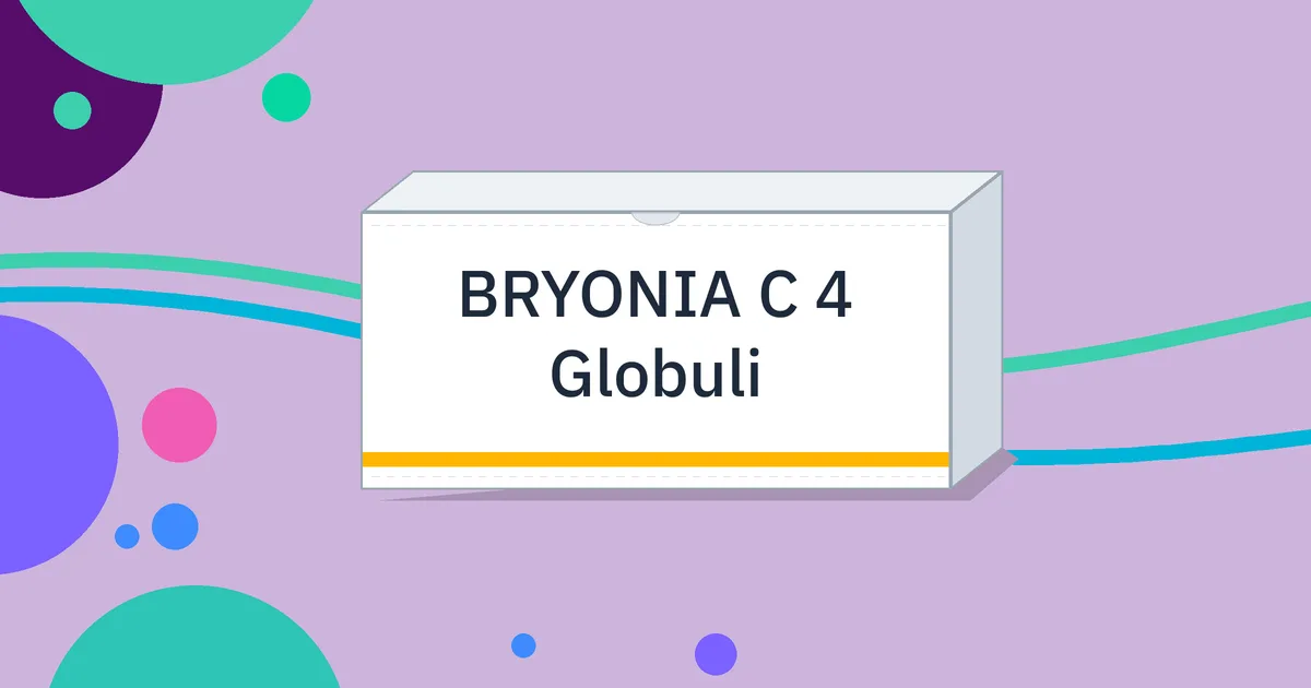 Symbolbild: Packung mit der Aufschrift BRYONIA C 4 Globuli (PZN 04207962) – Verfügbarkeit und Bezug in Apotheken in Frankfurt am Main