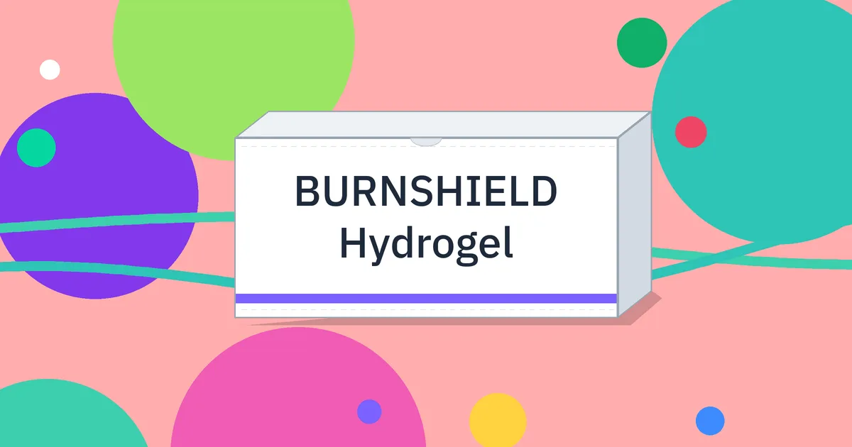 Symbolbild: Packung mit der Aufschrift BURNSHIELD Hydrogel (PZN 09107780) – Verfügbarkeit und Bezug in Apotheken in Frankfurt am Main