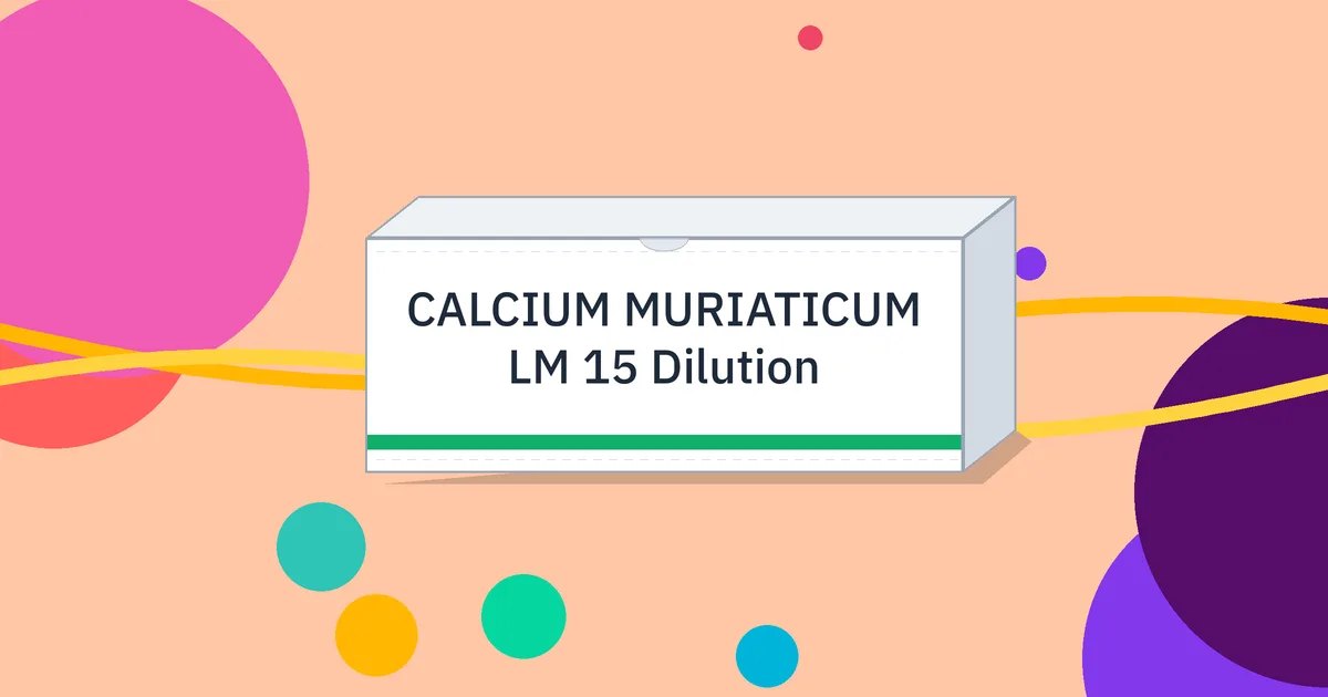 Symbolbild: Packung mit der Aufschrift CALCIUM MURIATICUM LM 15 Dilution (PZN 13409305) – Verfügbarkeit und Bezug in Apotheken in Frankfurt am Main