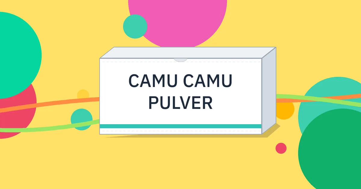 Symbolbild: Packung mit der Aufschrift CAMU CAMU PULVER (PZN 00678914) – Verfügbarkeit und Bezug in Apotheken in Frankfurt am Main