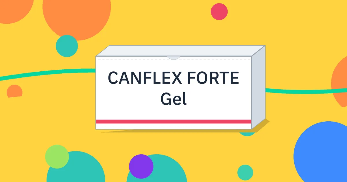 Symbolbild: Packung mit der Aufschrift CANFLEX FORTE Gel (PZN 19058120) – Verfügbarkeit und Bezug in Apotheken in Frankfurt am Main