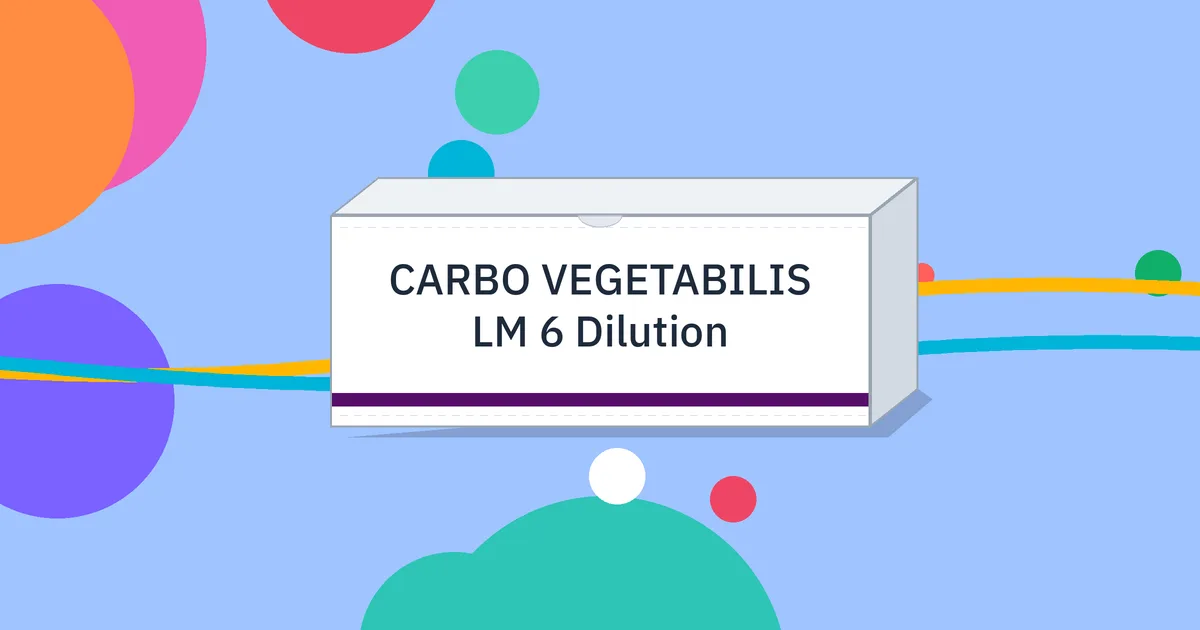 Symbolbild: Packung mit der Aufschrift CARBO VEGETABILIS LM 6 Dilution (PZN 02601301) – Verfügbarkeit und Bezug in Apotheken in Frankfurt am Main