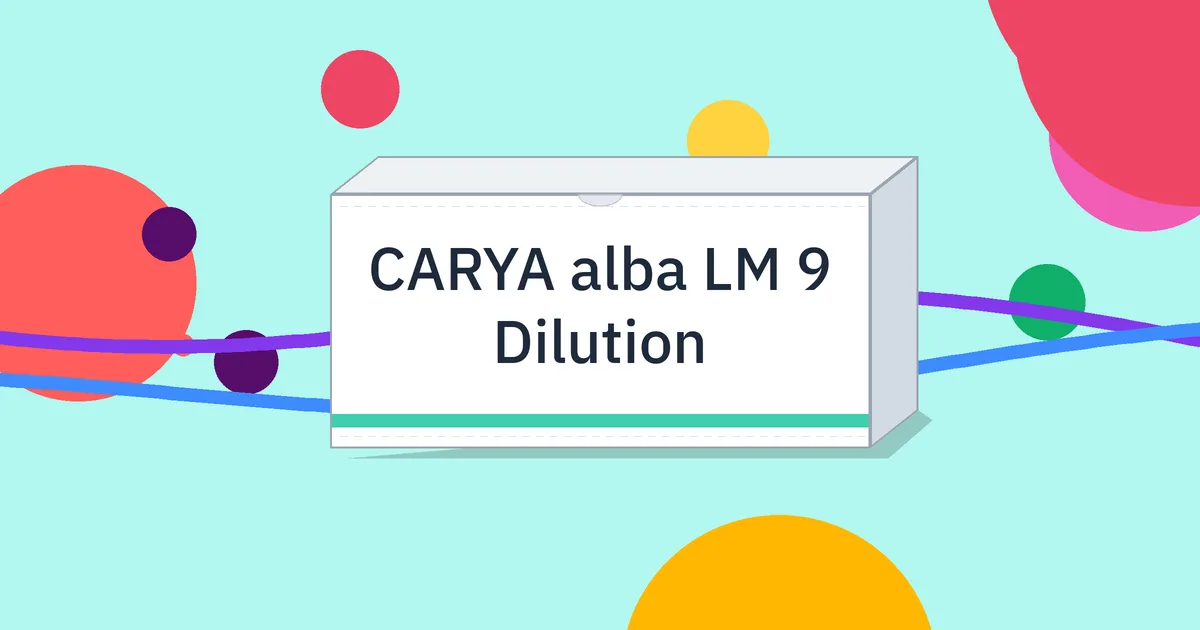Symbolbild: Packung mit der Aufschrift CARYA alba LM 9 Dilution (PZN 13431434) – Verfügbarkeit und Bezug in Apotheken in Frankfurt am Main