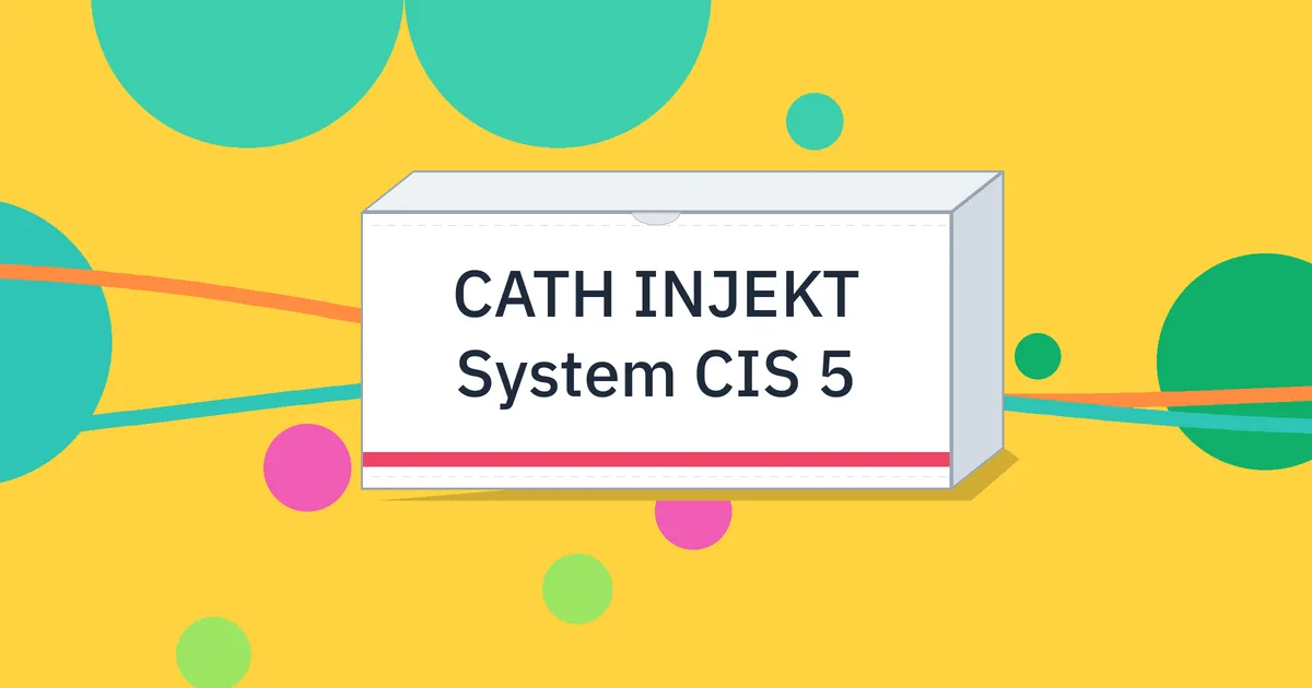 Symbolbild: Packung mit der Aufschrift CATH INJEKT System CIS 5 (PZN 07554569) – Verfügbarkeit und Bezug in Apotheken in Frankfurt am Main