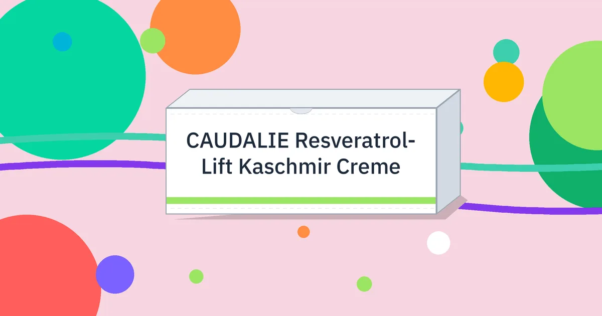 Symbolbild: Packung mit der Aufschrift CAUDALIE Resveratrol-Lift Kaschmir Creme (PZN 18794992) – Verfügbarkeit und Bezug in Apotheken in Frankfurt am Main