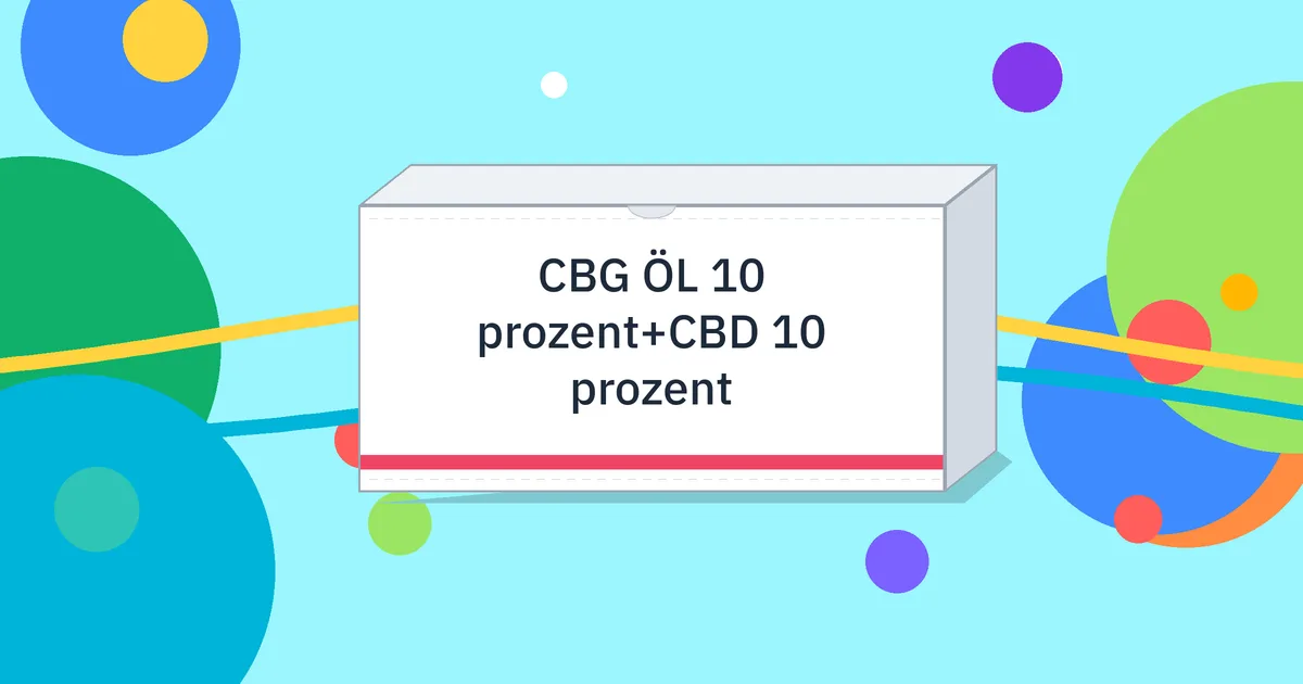Symbolbild: Packung mit der Aufschrift CBG ÖL 10 prozent+CBD 10 prozent (PZN 17438930) – Verfügbarkeit und Bezug in Apotheken in Frankfurt am Main