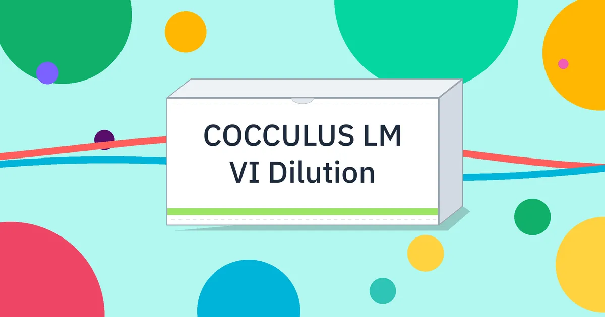 Symbolbild: Packung mit der Aufschrift COCCULUS LM VI Dilution (PZN 02668133) – Verfügbarkeit und Bezug in Apotheken in Frankfurt am Main
