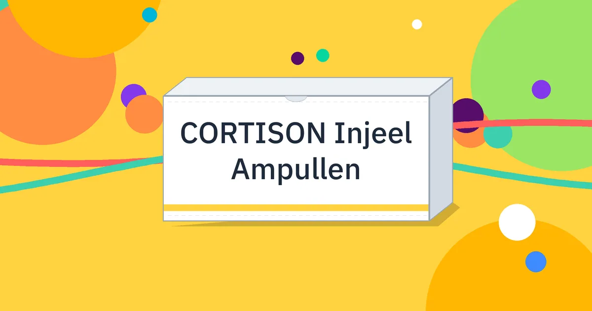 Symbolbild: Packung mit der Aufschrift CORTISON Injeel Ampullen (PZN 01813627) – Verfügbarkeit und Bezug in Apotheken in Frankfurt am Main