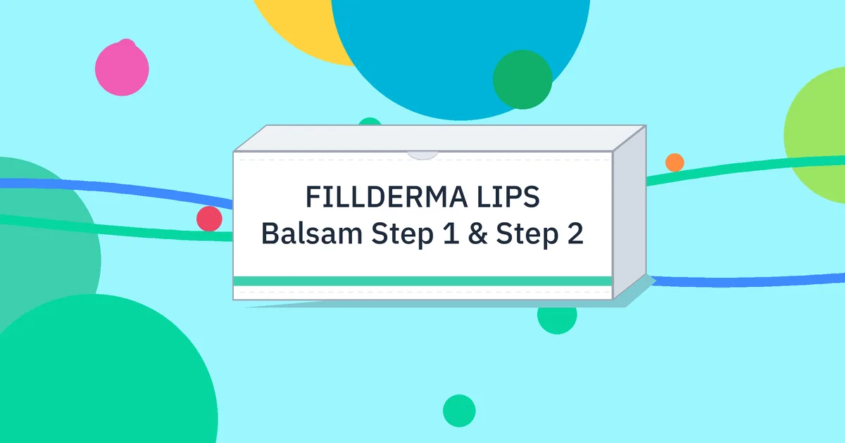Symbolbild: Packung mit der Aufschrift FILLDERMA LIPS Balsam Step 1 & Step 2 (PZN 18022195) – Verfügbarkeit und Bezug in Apotheken in Frankfurt am Main