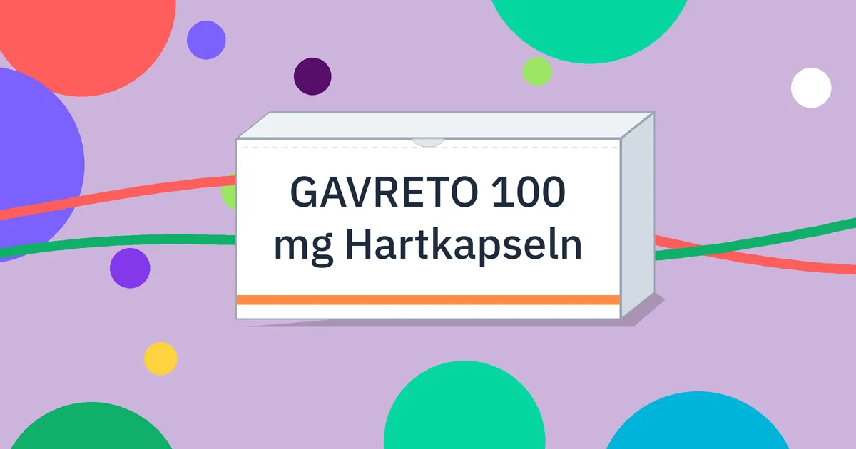 Symbolbild: Packung mit der Aufschrift GAVRETO 100 mg Hartkapseln (PZN 17195137) – Verfügbarkeit und Bezug in Apotheken in Frankfurt am Main
