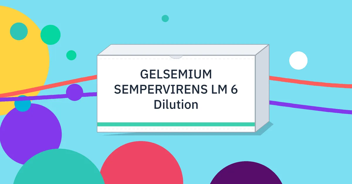 Symbolbild: Packung mit der Aufschrift GELSEMIUM SEMPERVIRENS LM 6 Dilution (PZN 02602074) – Verfügbarkeit und Bezug in Apotheken in Frankfurt am Main