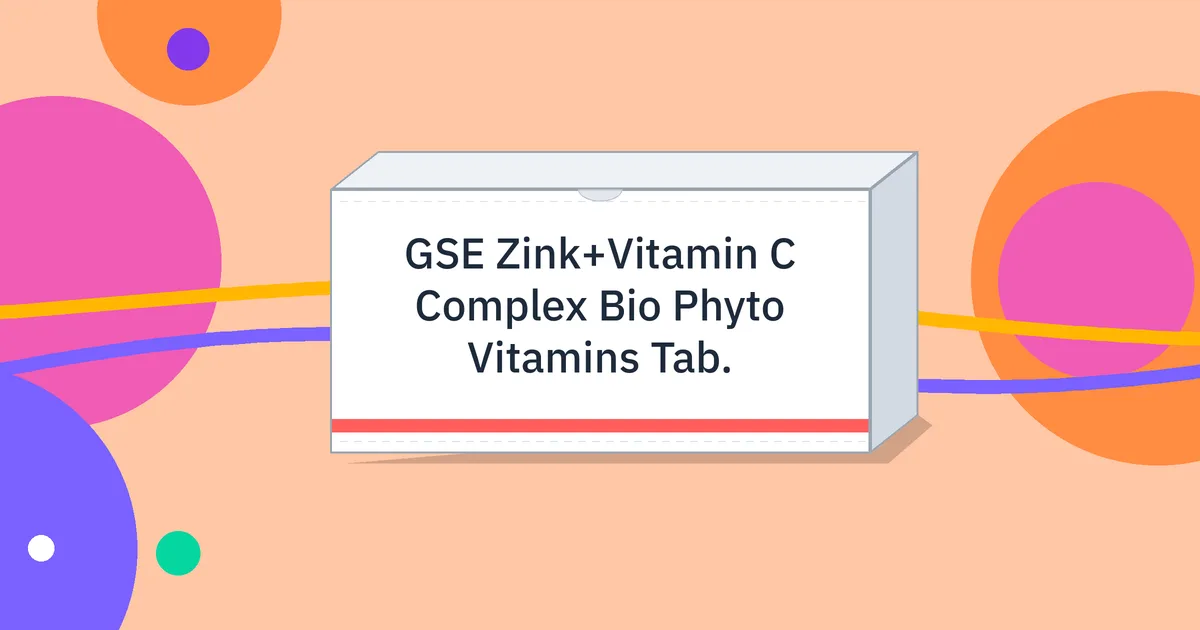 Symbolbild: Packung mit der Aufschrift GSE Zink+Vitamin C Complex Bio Phyto Vitamins Tab. (PZN 17611050) – Verfügbarkeit und Bezug in Apotheken in Frankfurt am Main