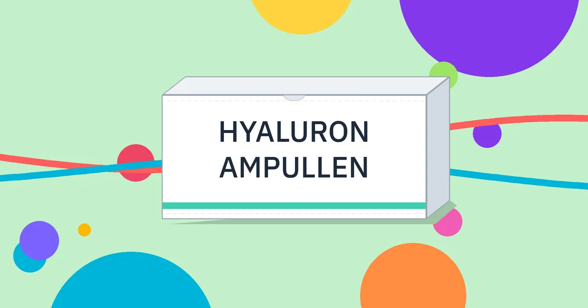Symbolbild: Packung mit der Aufschrift HYALURON AMPULLEN (PZN 14401079) – Verfügbarkeit und Bezug in Apotheken in Frankfurt am Main
