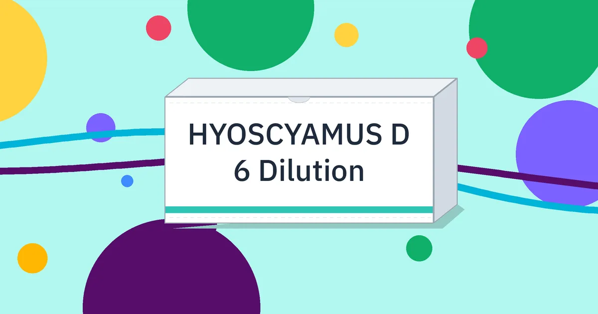 Symbolbild: Packung mit der Aufschrift HYOSCYAMUS D 6 Dilution (PZN 02102408) – Verfügbarkeit und Bezug in Apotheken in Frankfurt am Main