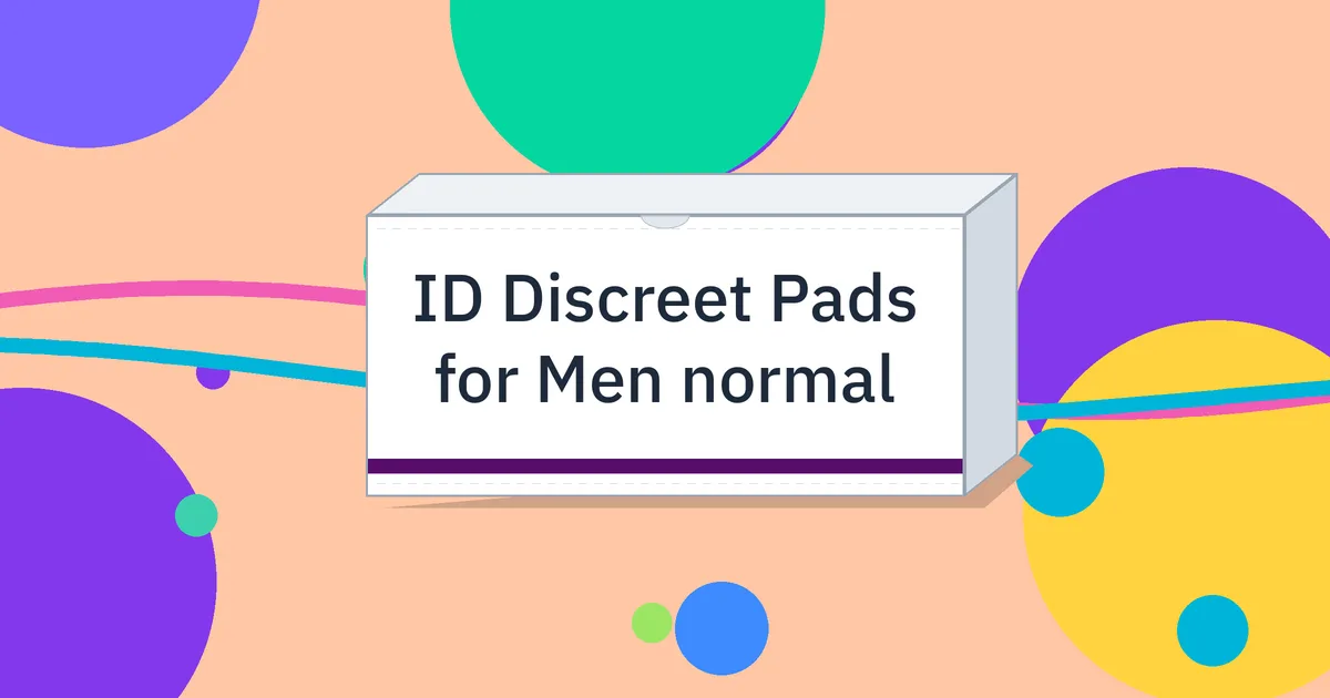 Symbolbild: Packung mit der Aufschrift ID Discreet Pads for Men normal (PZN 19489802) – Verfügbarkeit und Bezug in Apotheken in Frankfurt am Main