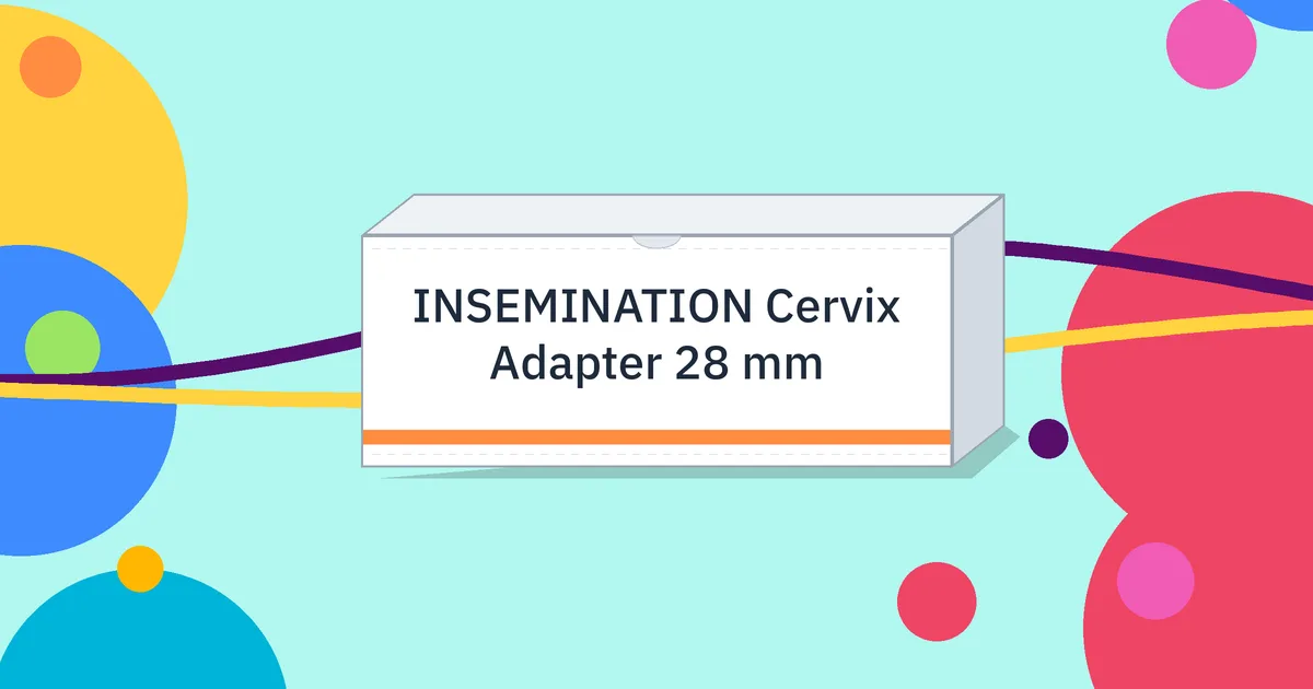 Symbolbild: Packung mit der Aufschrift INSEMINATION Cervix Adapter 28 mm (PZN 04020962) – Verfügbarkeit und Bezug in Apotheken in Frankfurt am Main