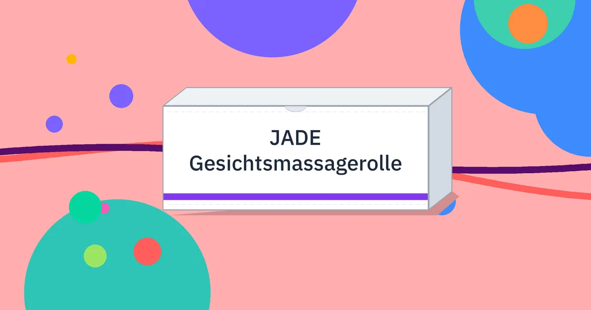 Symbolbild: Packung mit der Aufschrift JADE Gesichtsmassagerolle (PZN 18470516) – Verfügbarkeit und Bezug in Apotheken in Frankfurt am Main