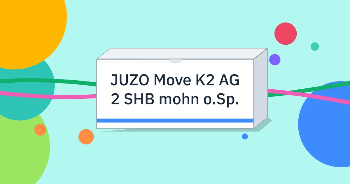 Symbolbild: Packung mit der Aufschrift JUZO Move K2 AG 2 SHB mohn o.Sp. (PZN 18557588) – Verfügbarkeit und Bezug in Apotheken in Frankfurt am Main