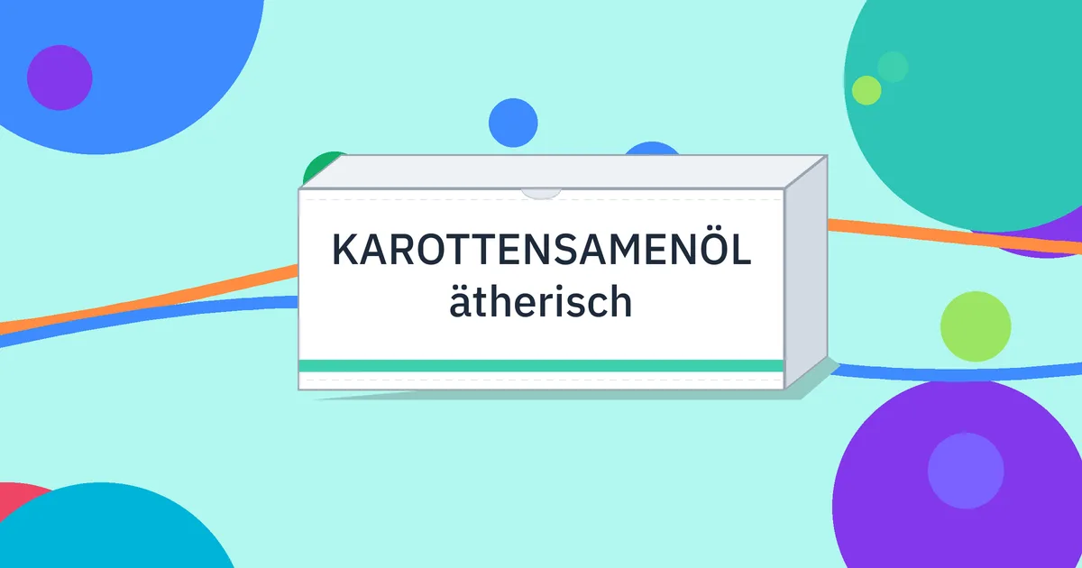 Symbolbild: Packung mit der Aufschrift KAROTTENSAMENÖL ätherisch (PZN 18004895) – Verfügbarkeit und Bezug in Apotheken in Frankfurt am Main