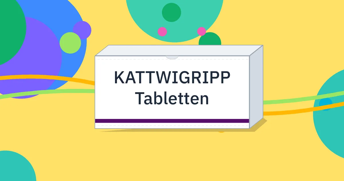 Symbolbild: Packung mit der Aufschrift KATTWIGRIPP Tabletten (PZN 01396224) – Verfügbarkeit und Bezug in Apotheken in Frankfurt am Main