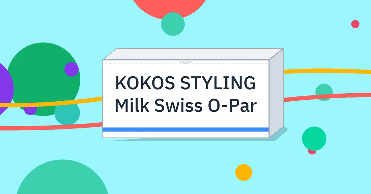Symbolbild: Packung mit der Aufschrift KOKOS STYLING Milk Swiss O-Par (PZN 12360979) – Verfügbarkeit und Bezug in Apotheken in Frankfurt am Main