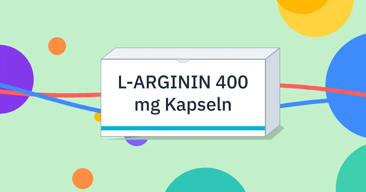 Symbolbild: Packung mit der Aufschrift L-ARGININ 400 mg Kapseln (PZN 10060345) – Verfügbarkeit und Bezug in Apotheken in Frankfurt am Main