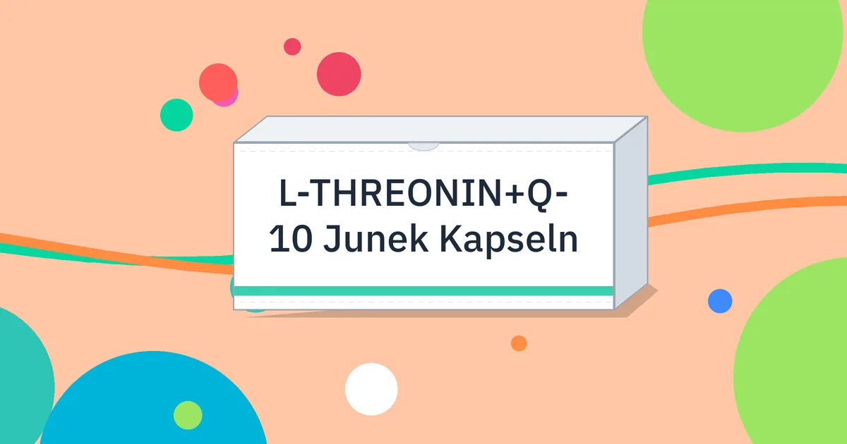 Symbolbild: Packung mit der Aufschrift L-THREONIN+Q-10 Junek Kapseln (PZN 00981765) – Verfügbarkeit und Bezug in Apotheken in Frankfurt am Main