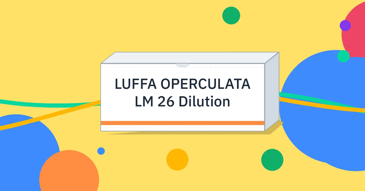 Symbolbild: Packung mit der Aufschrift LUFFA OPERCULATA LM 26 Dilution (PZN 12933470) – Verfügbarkeit und Bezug in Apotheken in Frankfurt am Main