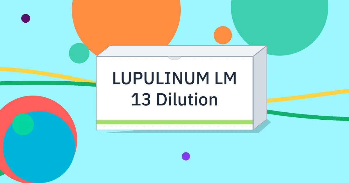 Symbolbild: Packung mit der Aufschrift LUPULINUM LM 13 Dilution (PZN 13536647) – Verfügbarkeit und Bezug in Apotheken in Frankfurt am Main