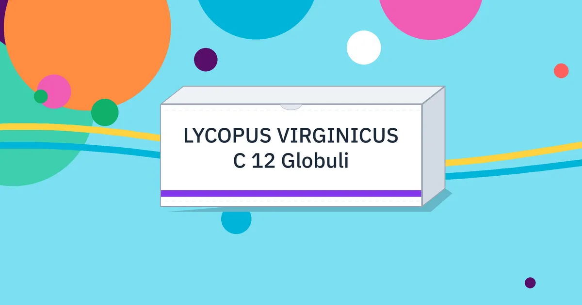 Symbolbild: Packung mit der Aufschrift LYCOPUS VIRGINICUS C 12 Globuli (PZN 19717887) – Verfügbarkeit und Bezug in Apotheken in Frankfurt am Main