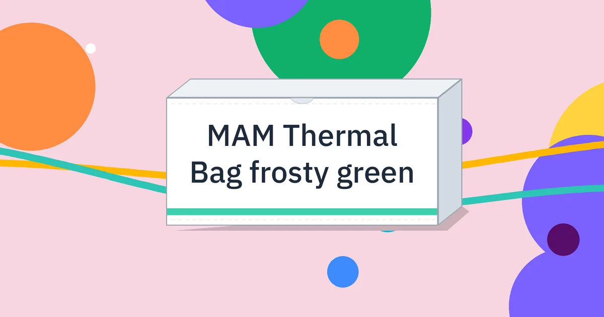 Symbolbild: Packung mit der Aufschrift MAM Thermal Bag frosty green (PZN 17382684) – Verfügbarkeit und Bezug in Apotheken in Frankfurt am Main