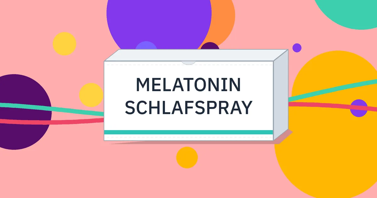 Symbolbild: Packung mit der Aufschrift MELATONIN SCHLAFSPRAY (PZN 10227265) – Verfügbarkeit und Bezug in Apotheken in Frankfurt am Main