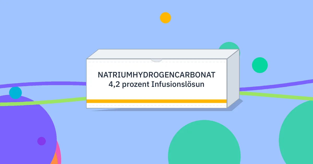Symbolbild: Packung mit der Aufschrift NATRIUMHYDROGENCARBONAT 4,2 prozent Infusionslösun (PZN 01600423) – Verfügbarkeit und Bezug in Apotheken in Frankfurt am Main