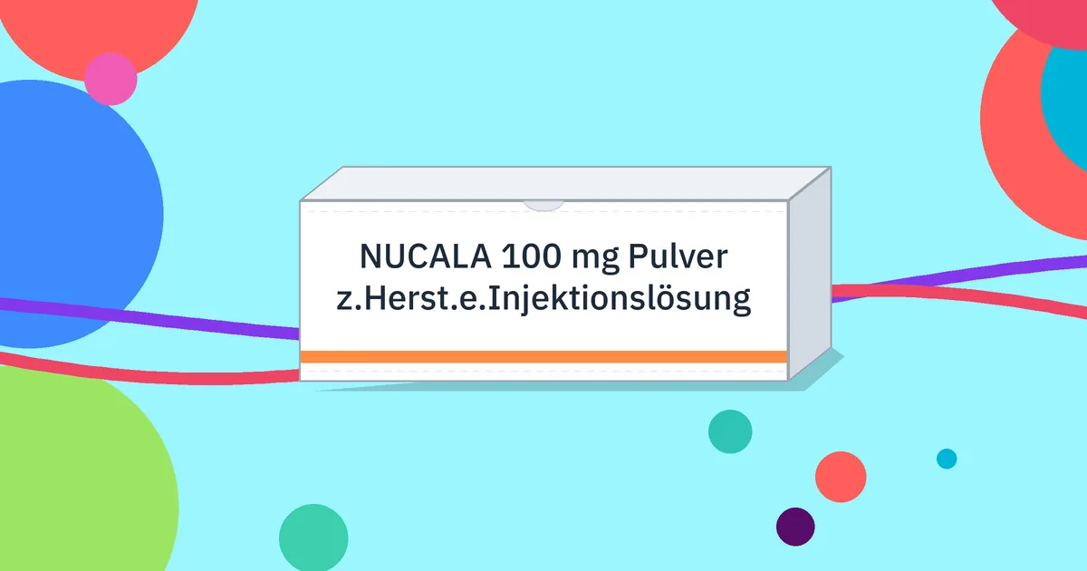 Symbolbild: Packung mit der Aufschrift NUCALA 100 mg Pulver z.Herst.e.Injektionslösung (PZN 16144787) – Verfügbarkeit und Bezug in Apotheken in Frankfurt am Main