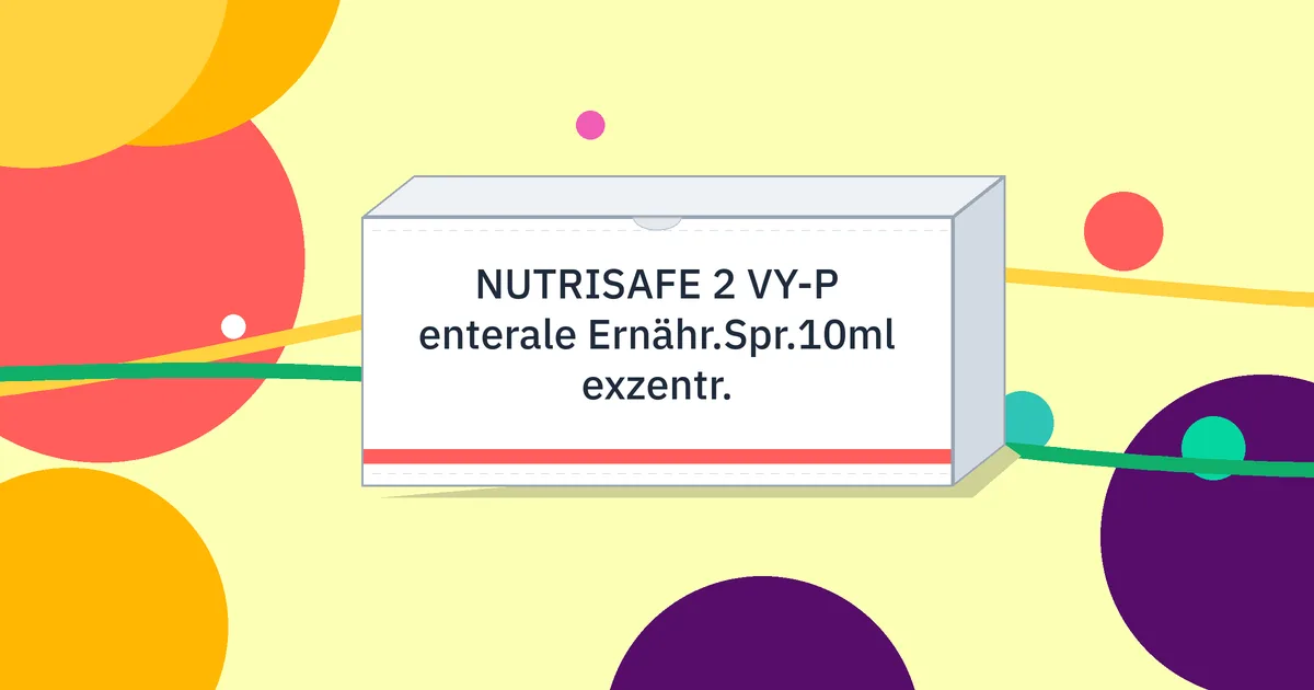 Symbolbild: Packung mit der Aufschrift NUTRISAFE 2 VY-P enterale Ernähr.Spr.10ml exzentr. (PZN 16167541) – Verfügbarkeit und Bezug in Apotheken in Frankfurt am Main