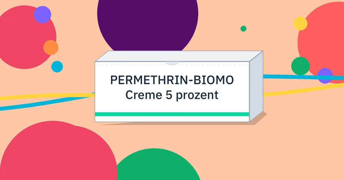 Symbolbild: Packung mit der Aufschrift PERMETHRIN-BIOMO Creme 5 prozent (PZN 09716668) – Verfügbarkeit und Bezug in Apotheken in Frankfurt am Main