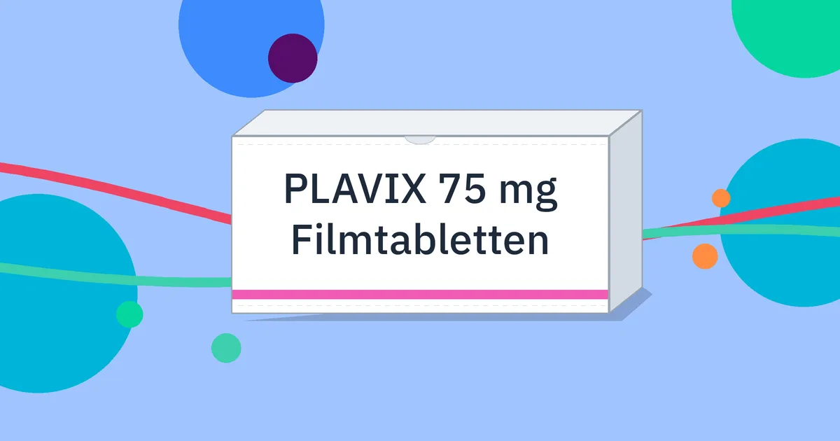 Symbolbild: Packung mit der Aufschrift PLAVIX 75 mg Filmtabletten (PZN 10947189) – Verfügbarkeit und Bezug in Apotheken in Frankfurt am Main