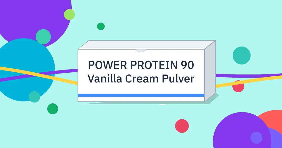 Symbolbild: Packung mit der Aufschrift POWER PROTEIN 90 Vanilla Cream Pulver (PZN 10836923) – Verfügbarkeit und Bezug in Apotheken in Frankfurt am Main