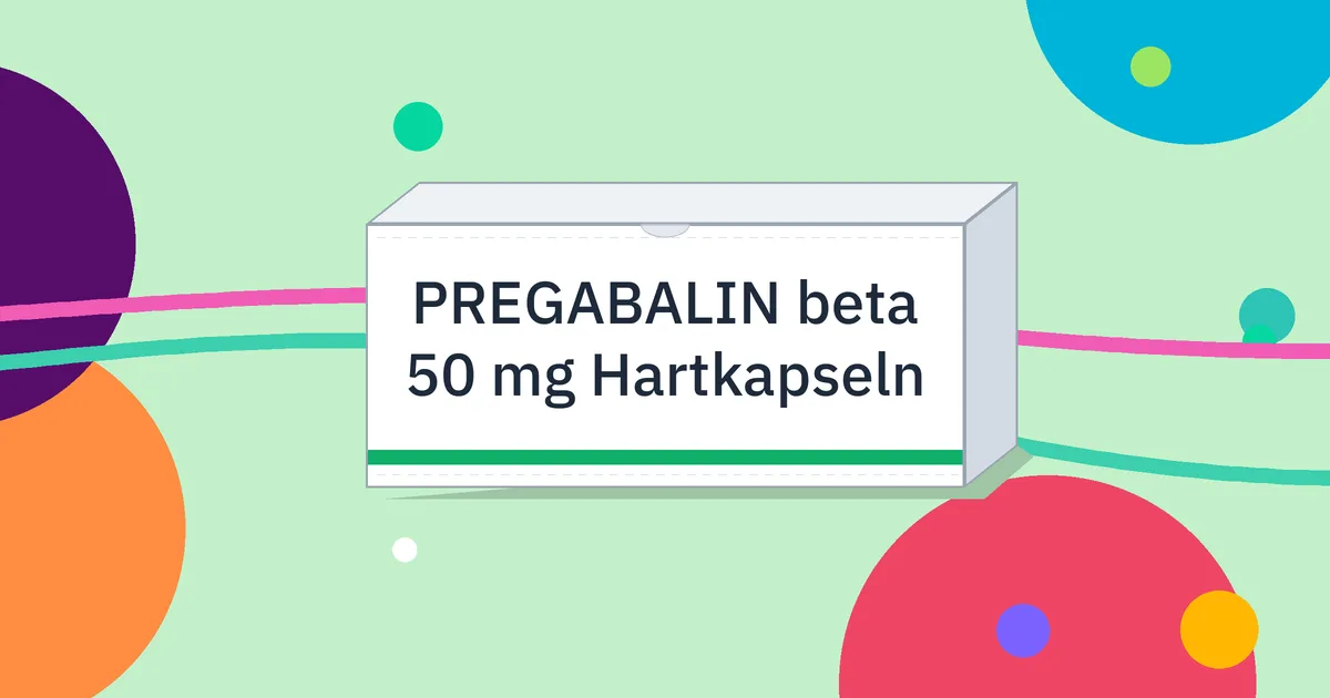 Symbolbild: Packung mit der Aufschrift PREGABALIN beta 50 mg Hartkapseln (PZN 12740251) – Verfügbarkeit und Bezug in Apotheken in Frankfurt am Main