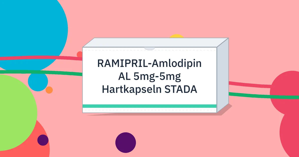 Symbolbild: Packung mit der Aufschrift RAMIPRIL-Amlodipin AL 5mg-5mg Hartkapseln STADA (PZN 19818571) – Verfügbarkeit und Bezug in Apotheken in Frankfurt am Main