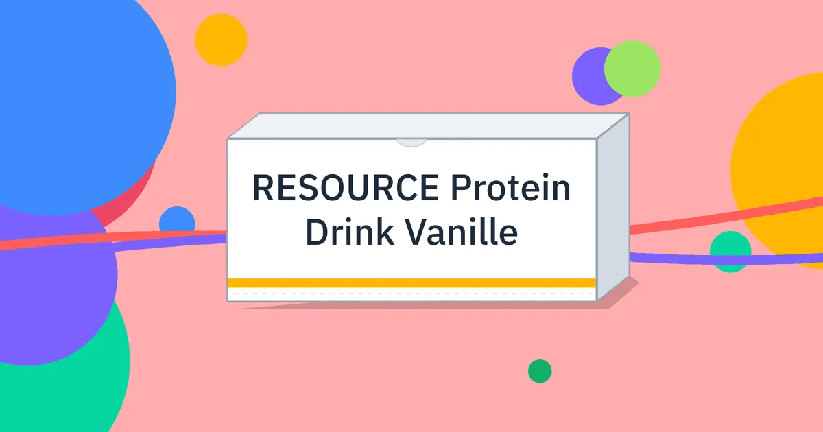 Symbolbild: Packung mit der Aufschrift RESOURCE Protein Drink Vanille (PZN 00723856) – Verfügbarkeit und Bezug in Apotheken in Frankfurt am Main