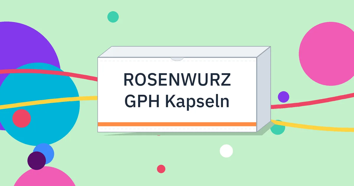Symbolbild: Packung mit der Aufschrift ROSENWURZ GPH Kapseln (PZN 00129136) – Verfügbarkeit und Bezug in Apotheken in Frankfurt am Main