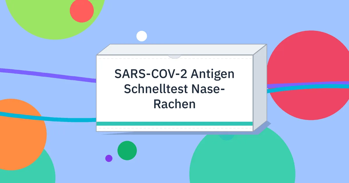 Symbolbild: Packung mit der Aufschrift SARS-COV-2 Antigen Schnelltest Nase-Rachen (PZN 17871153) – Verfügbarkeit und Bezug in Apotheken in Frankfurt am Main