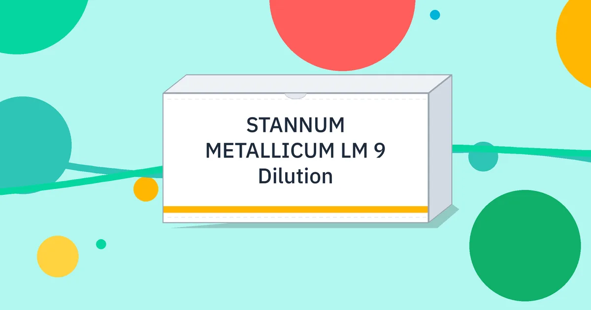 Symbolbild: Packung mit der Aufschrift STANNUM METALLICUM LM 9 Dilution (PZN 13199138) – Verfügbarkeit und Bezug in Apotheken in Frankfurt am Main