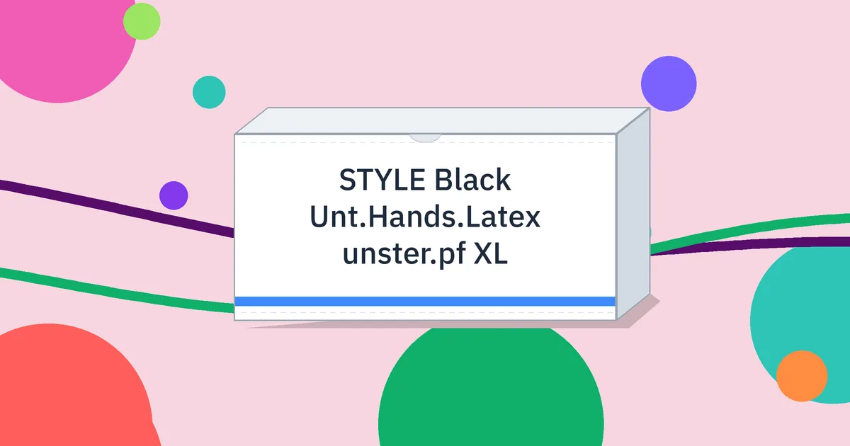 Symbolbild: Packung mit der Aufschrift STYLE Black Unt.Hands.Latex unster.pf XL (PZN 15566523) – Verfügbarkeit und Bezug in Apotheken in Frankfurt am Main