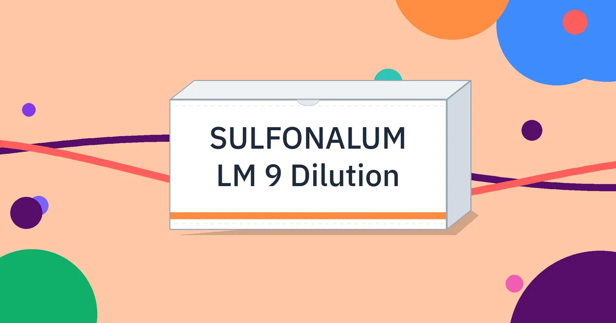 Symbolbild: Packung mit der Aufschrift SULFONALUM LM 9 Dilution (PZN 13209486) – Verfügbarkeit und Bezug in Apotheken in Frankfurt am Main